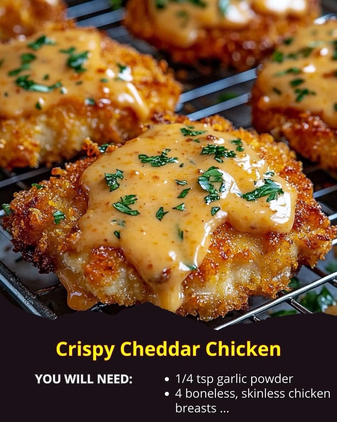 Crispy Cheddar Chicken – Daily Recipes