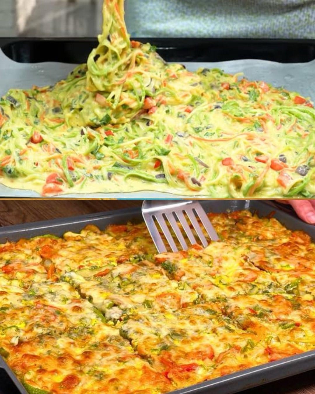 Cheesy Vegetable Bake with Courgettes, Carrots, and Cheddar – Daily Recipes