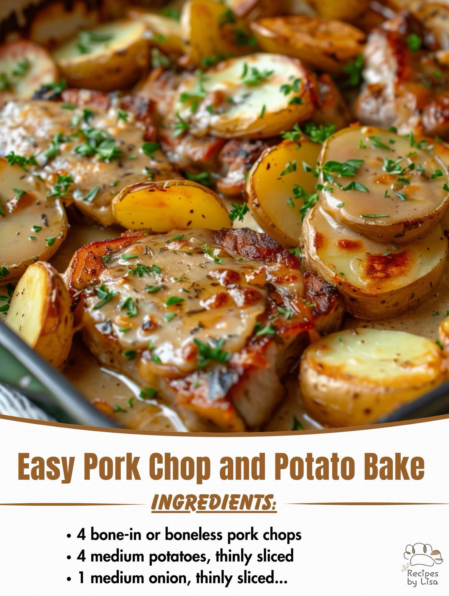 Easy Pork Chop and Potato Bake – Daily Recipes