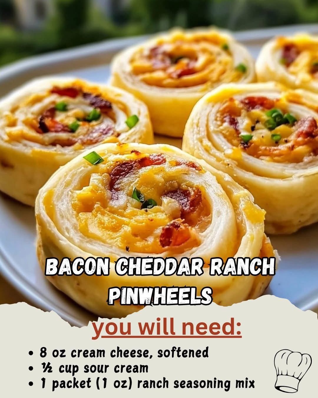 Bacon cheddar ranch pinwheels – Daily Recipes