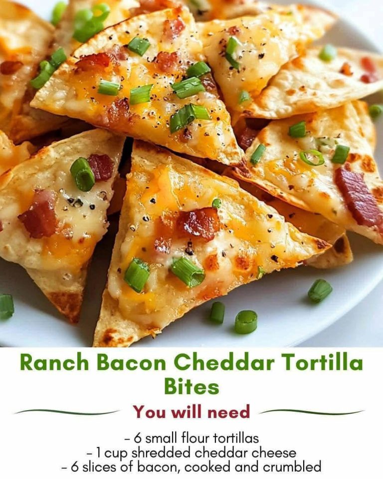 Ranch Bacon Cheddar Tortilla Bites – Daily Recipes