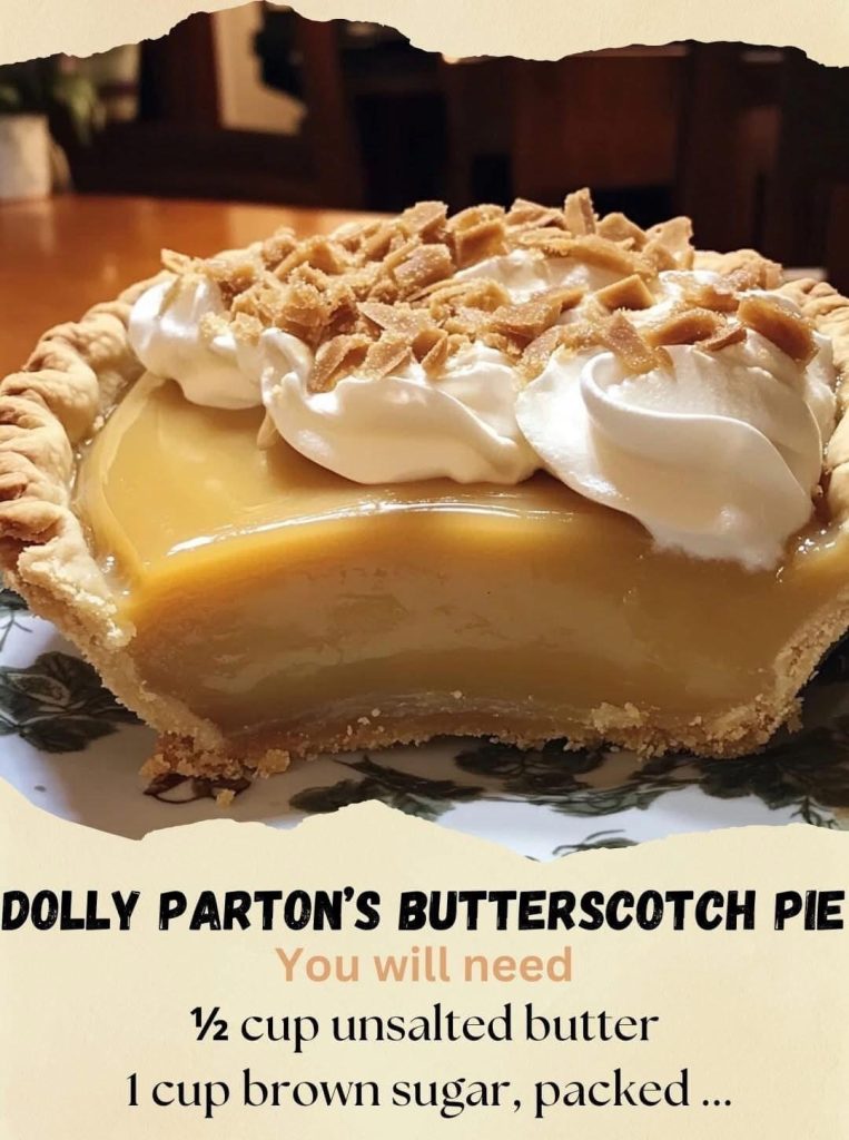 Dolly Parton’s Butterscotch Pie – Daily Recipes