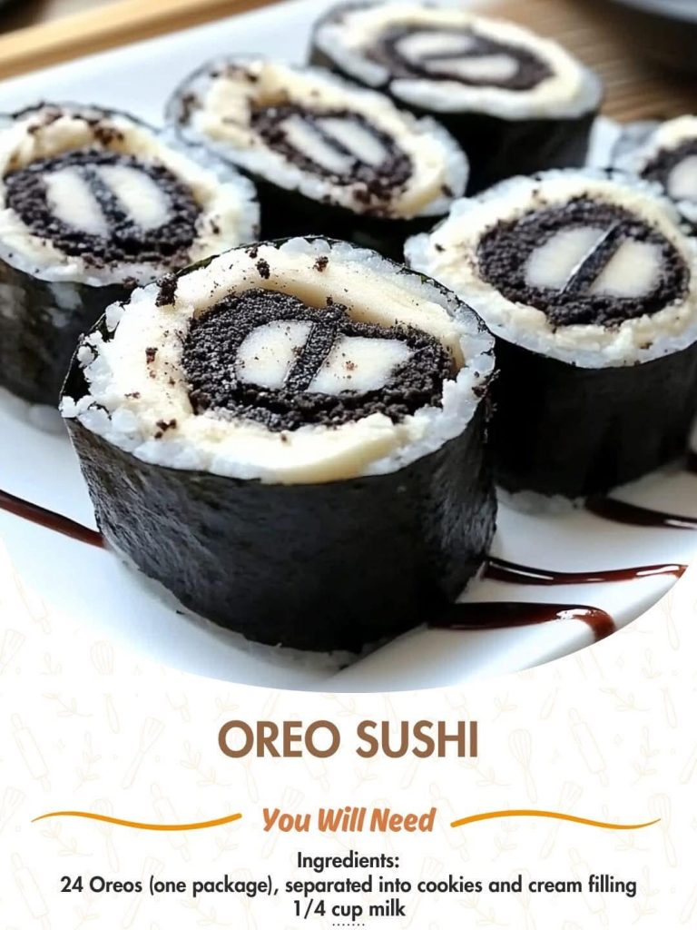 2-Ingredient Oreo Sushi – Daily Recipes